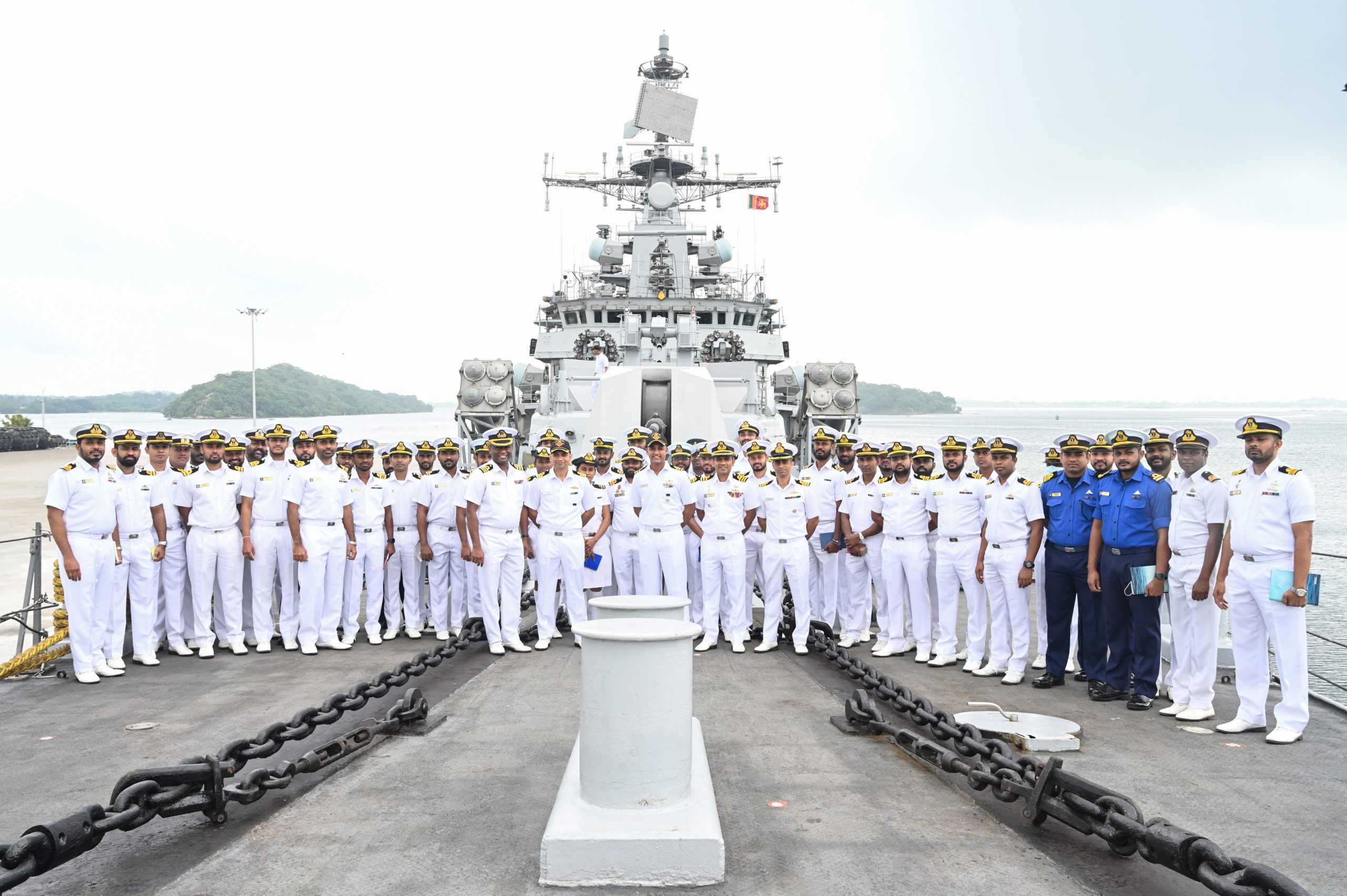 INS Delhi visits Trincomalee Sri Lanka - Sailors Warriors