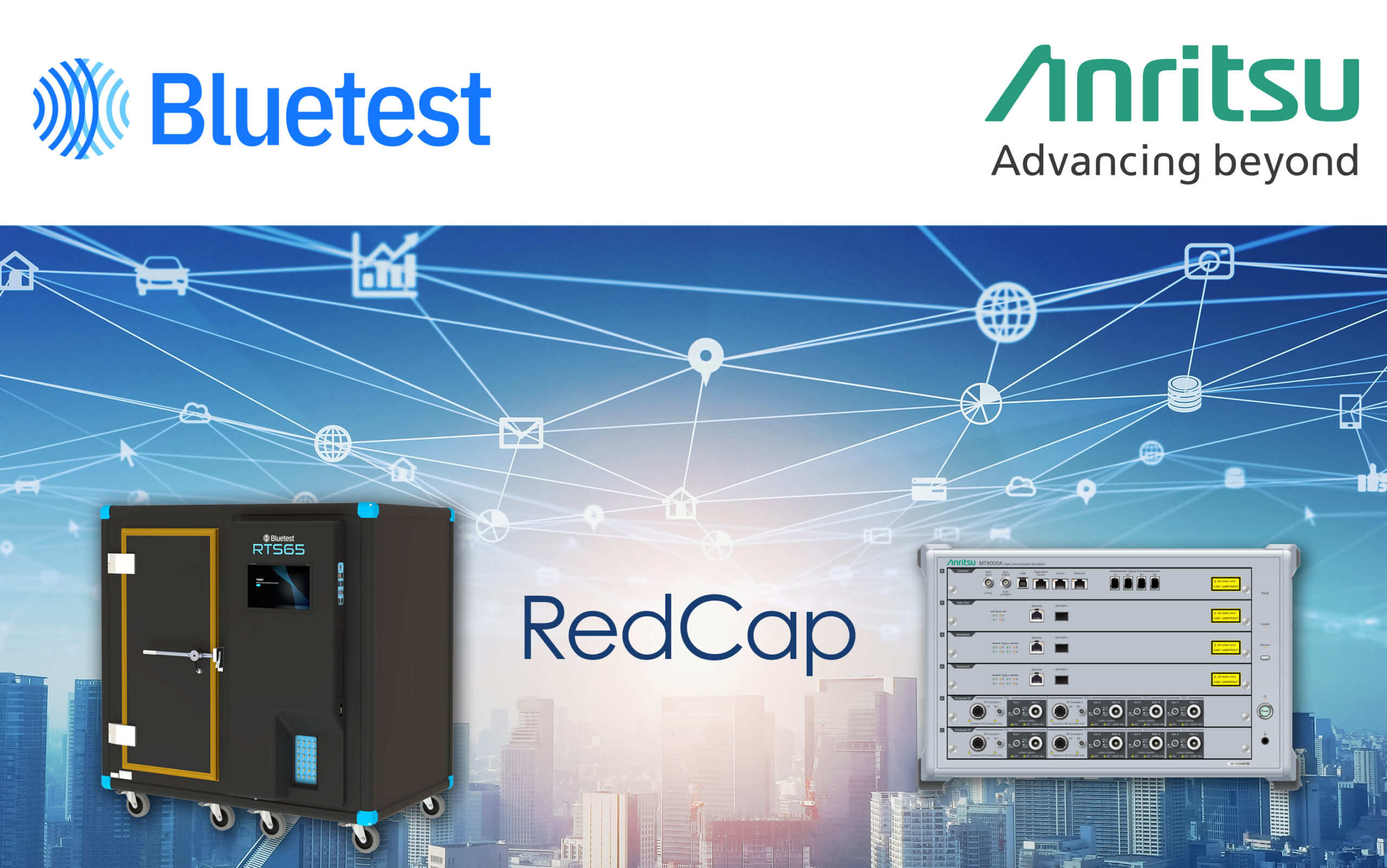Anritsu and Bluetest Launch OTA Test Solution for 5G RedCap IoT Devices ...